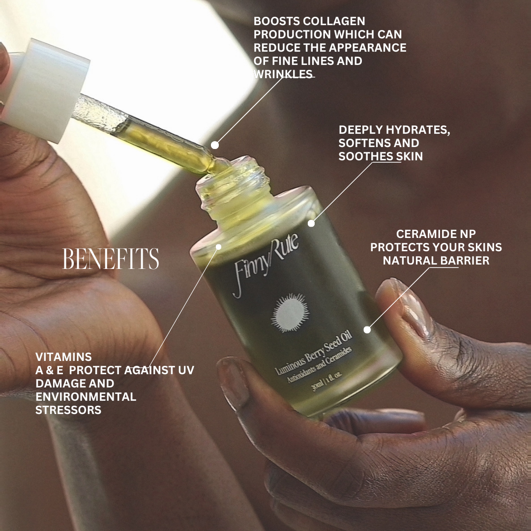 Luminous Berry Seed Oil with Antioxidants and Ceramides – Finny Rute